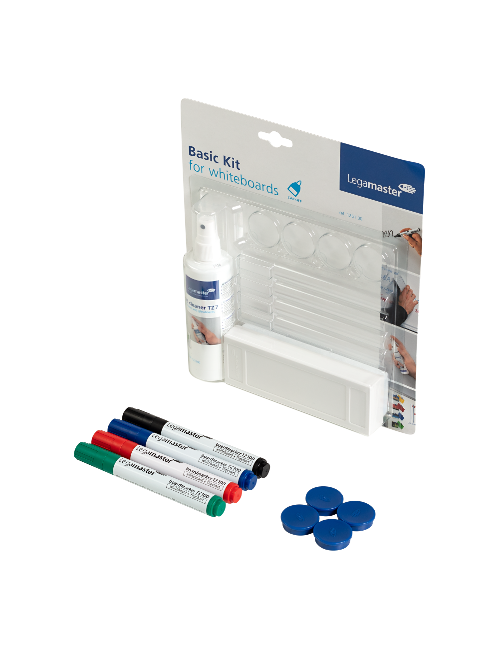Legamaster BASIC whiteboard jeu d'accessoires 10 pièces