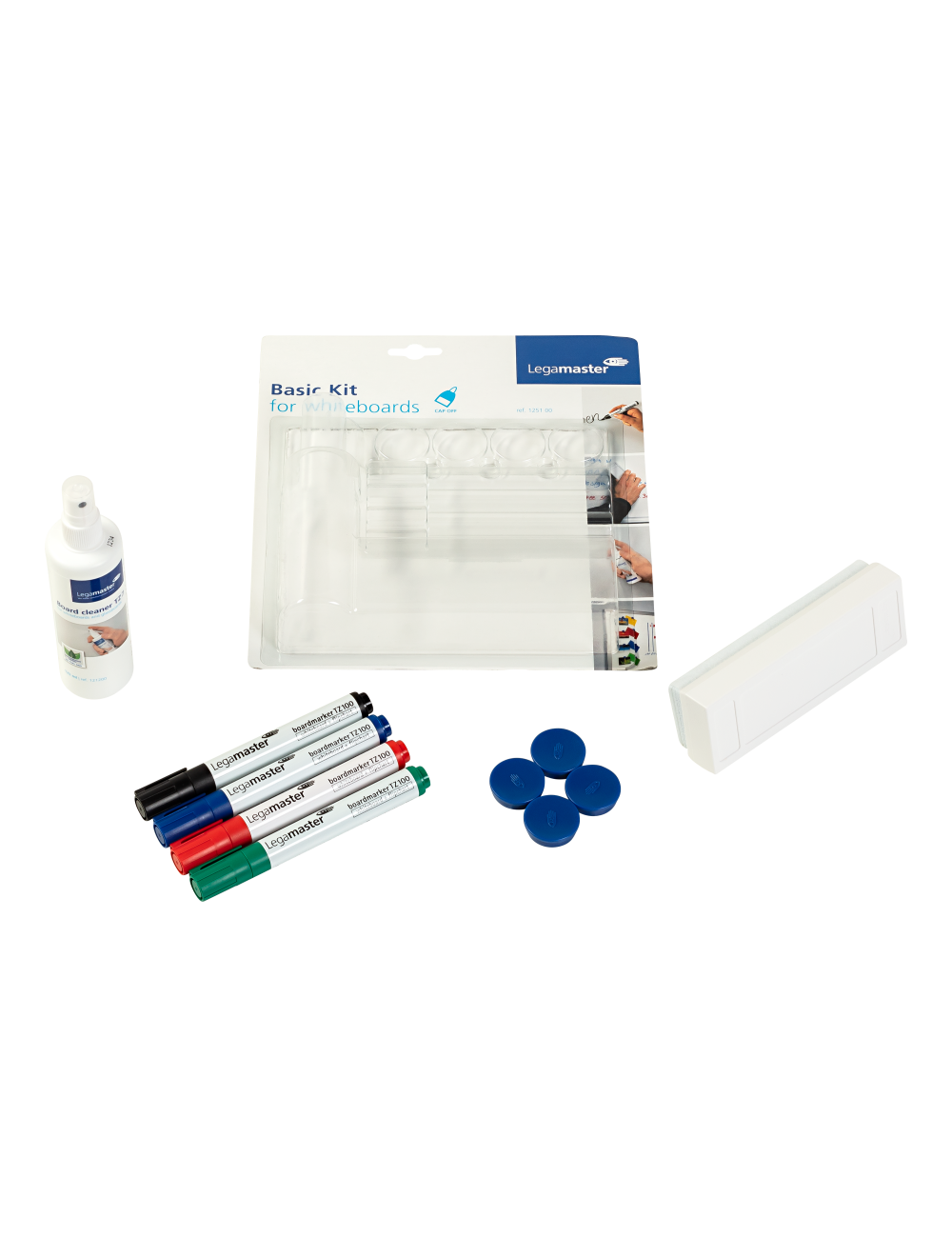 Legamaster BASIC whiteboard jeu d'accessoires 10 pièces